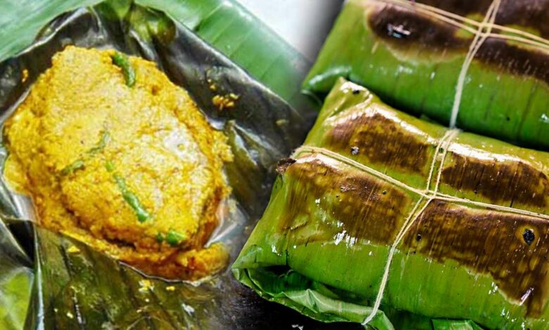 দুপুরে এই রান্না, বাঙালির জিভে জল আসতে বাধ্য! রইল লাউপাতায় মোড়া ইলিশ ...